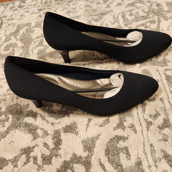 Coach and Four | Shoes | Coach And Four Short Heels Black Pumps Size ...